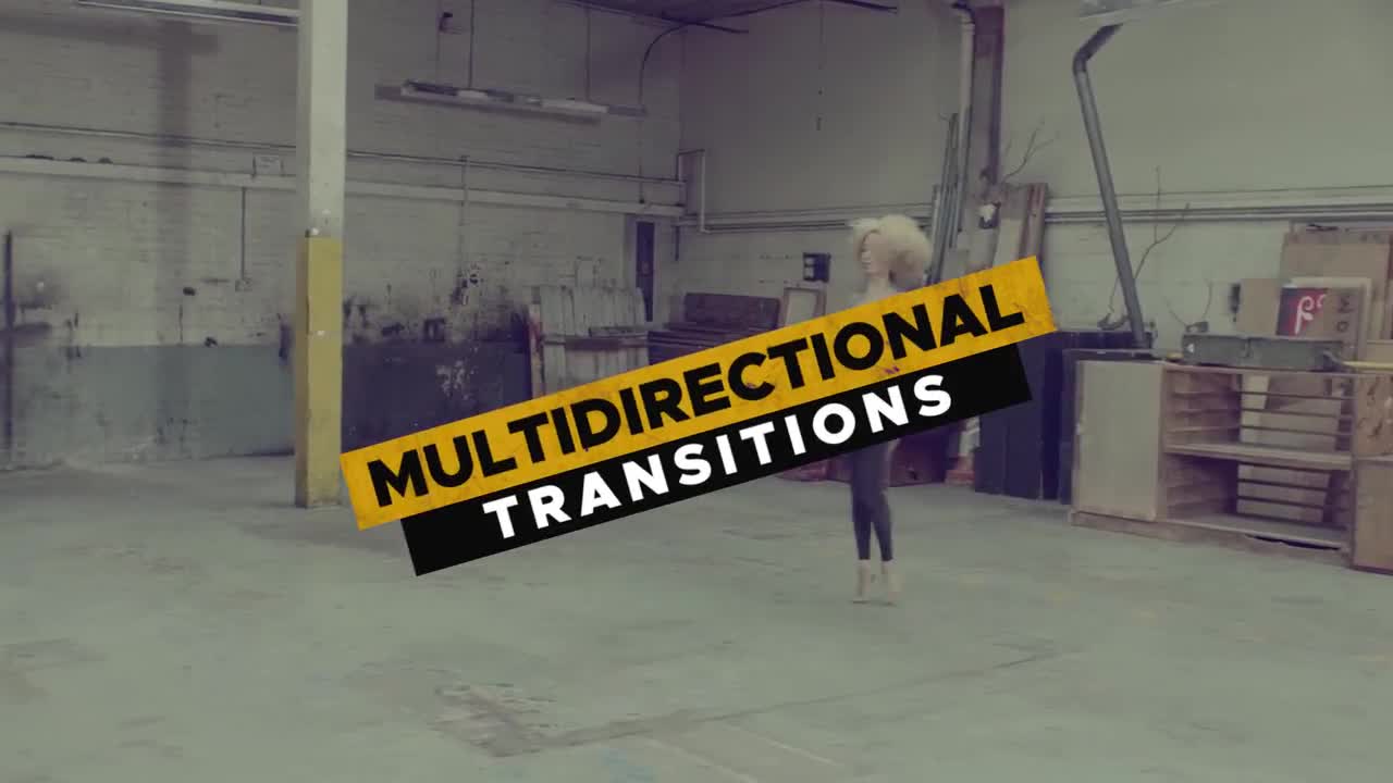 20 Multidirectional Transitions - Premiere Pro Templates | Motion Array