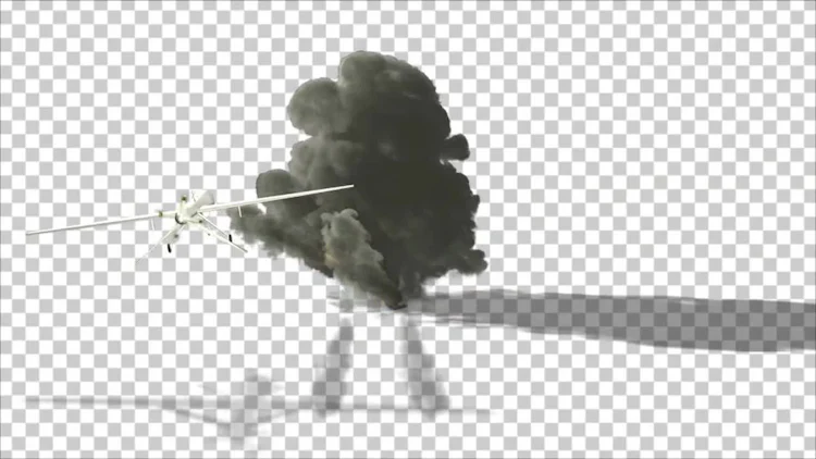 UAV Drone Strike Overlay - Stock Motion Graphics | Motion Array