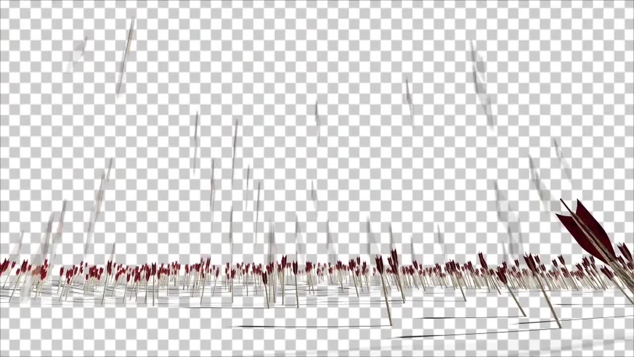 Arrow Rain 4K - Stock Motion Graphics | Motion Array