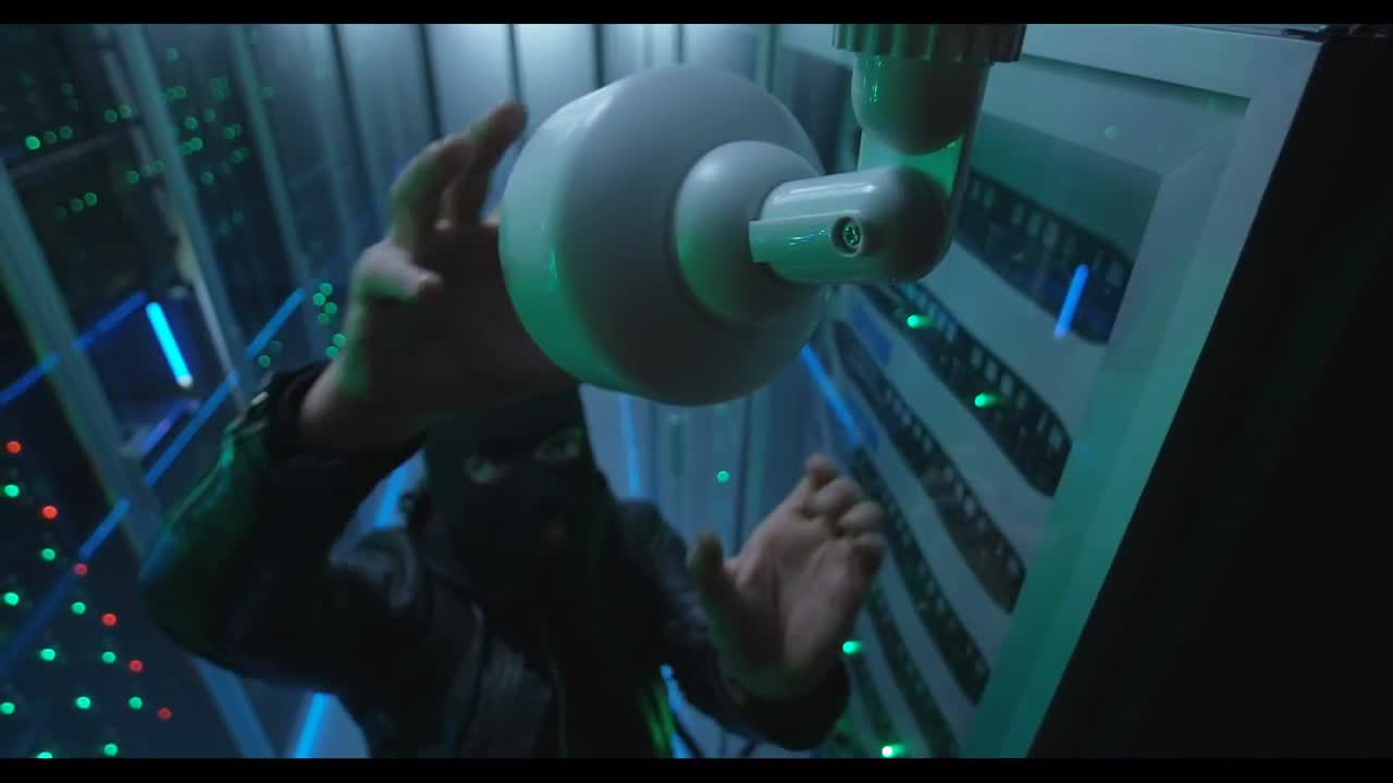 Hackers Steal Into Server Room - Stock Video | Motion Array