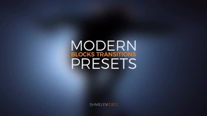 Modern Blocks Transitions - Premiere Pro Presets | Motion Array