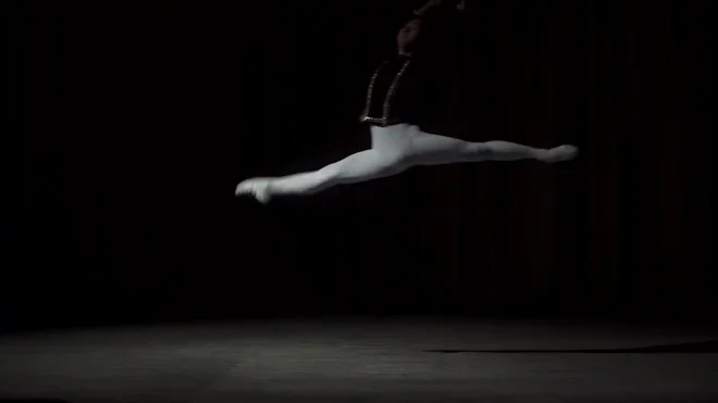 Dance Leaps Black And White