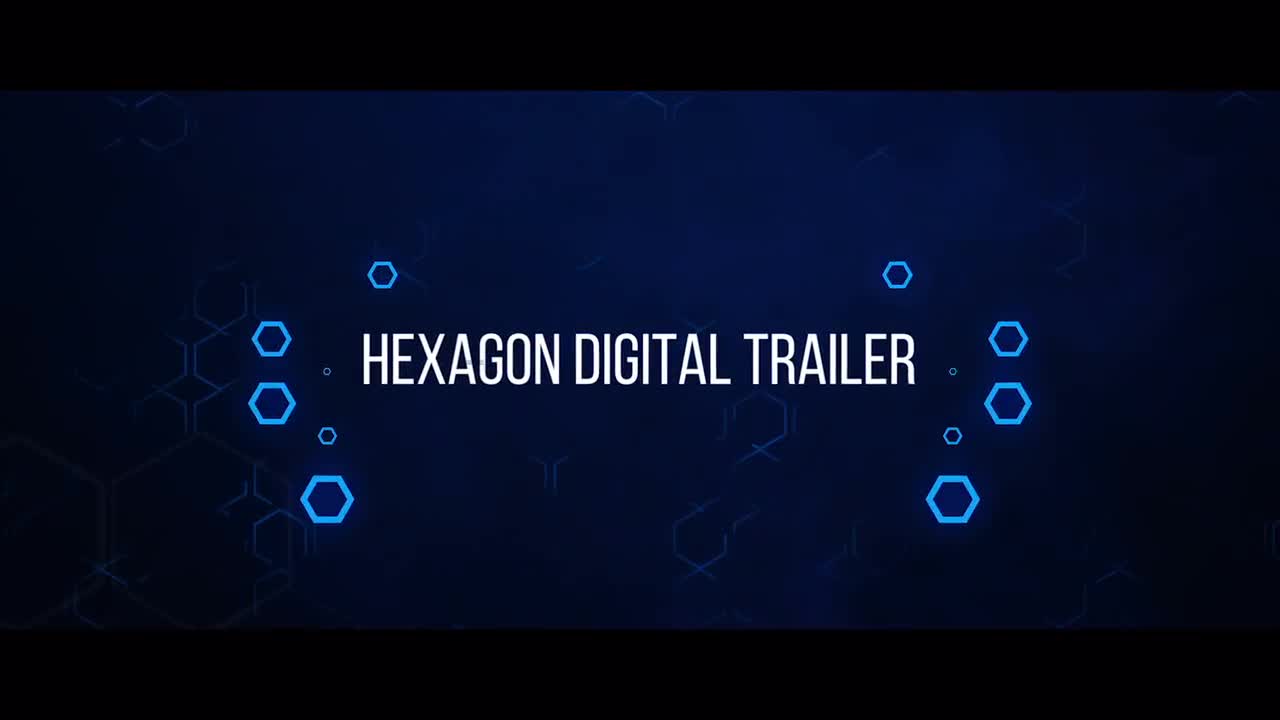 Hexagon Digital Trailer - Premiere Pro Templates | Motion Array