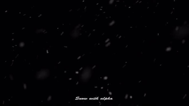 Snow Falling Overlay - Stock Motion Graphics | Motion Array
