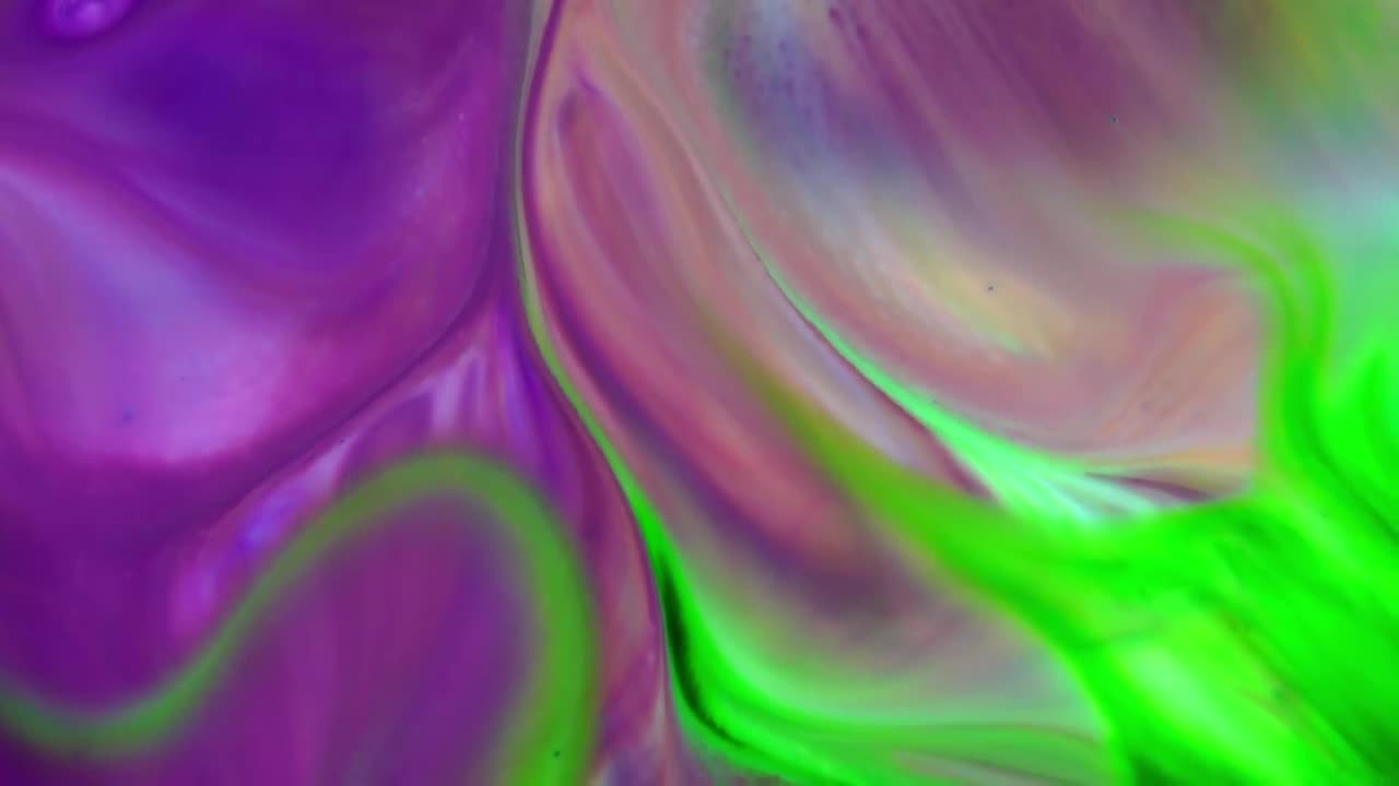 Green And Violet Color Fusion - Stock Video | Motion Array