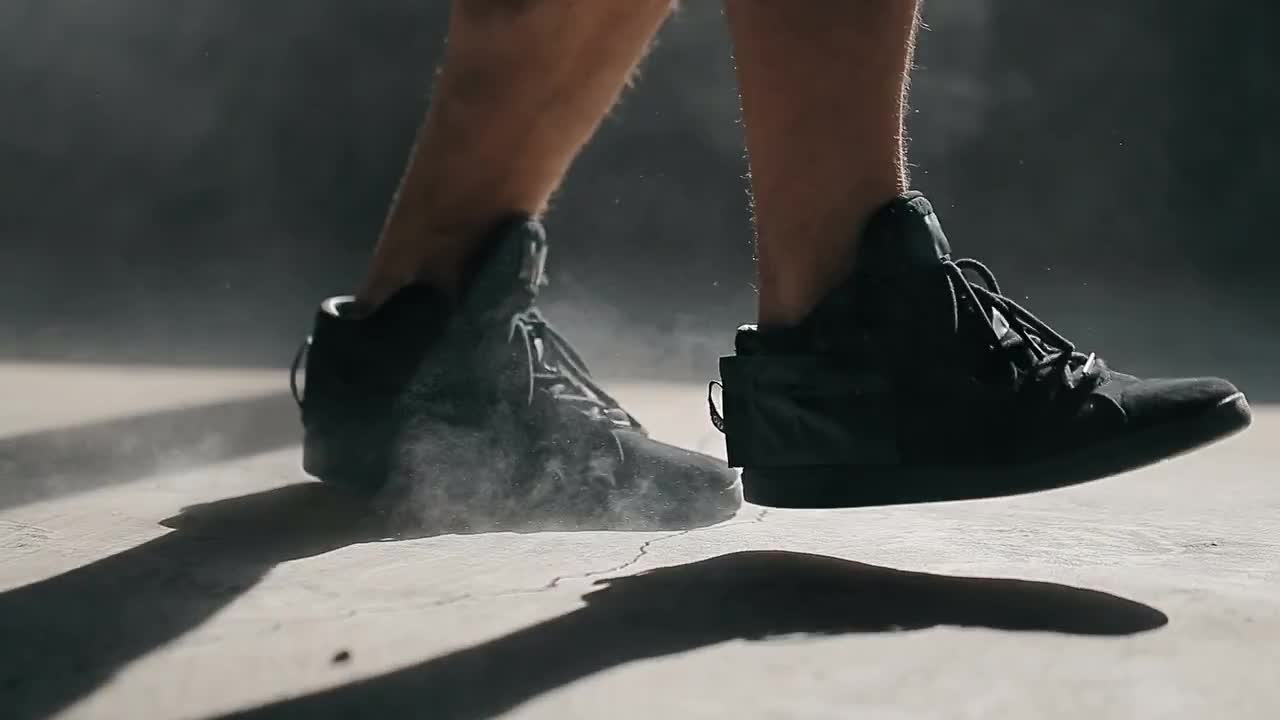 Boxer's Feet While Jumping Rope - Stock Video | Motion Array