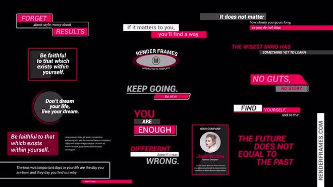 Unique Titles - After Effects Templates | Motion Array