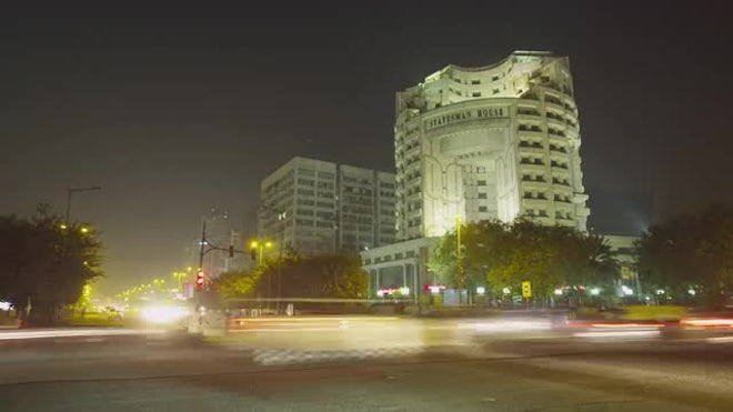 Statesman Building In India - Stock Video | Motion Array