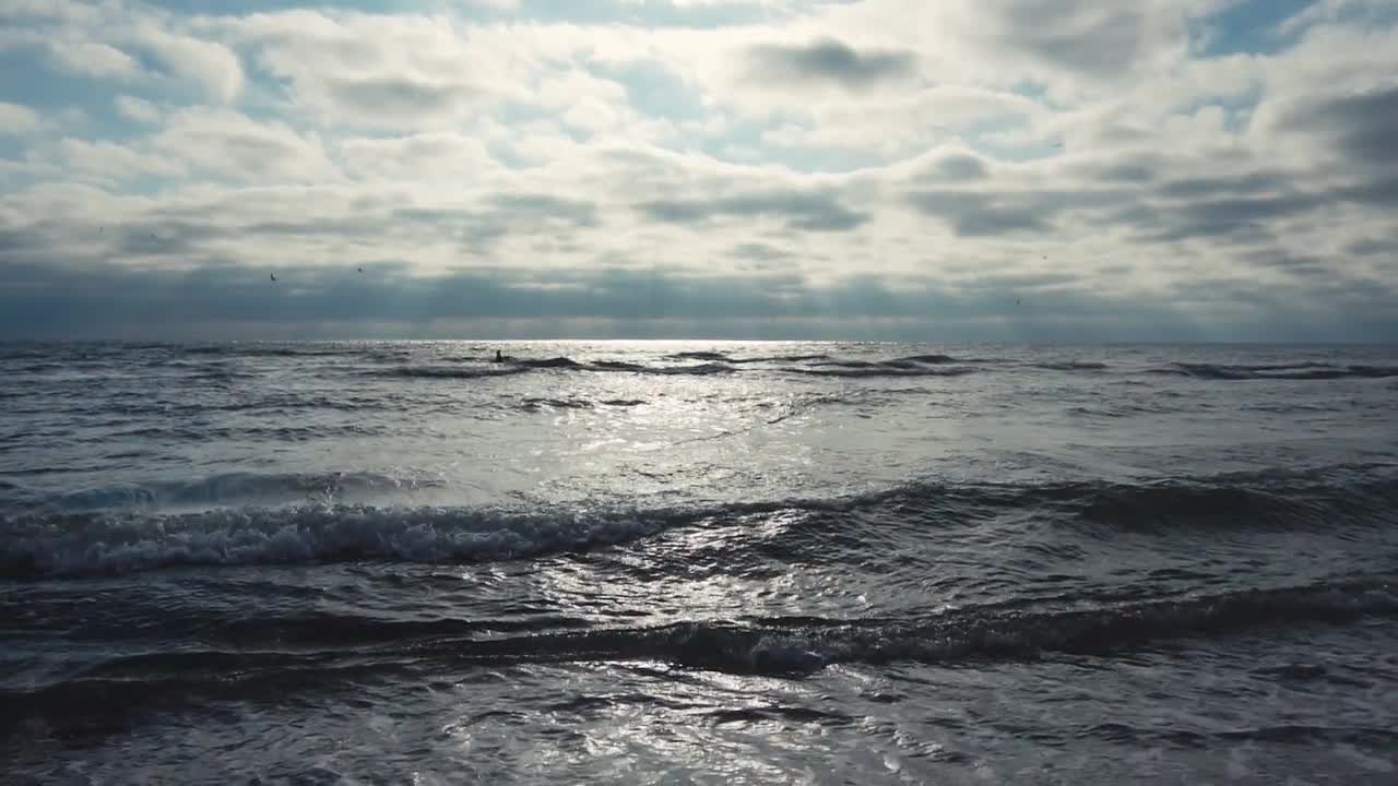 Sea Waves Spreading On Beach - Stock Video | Motion Array