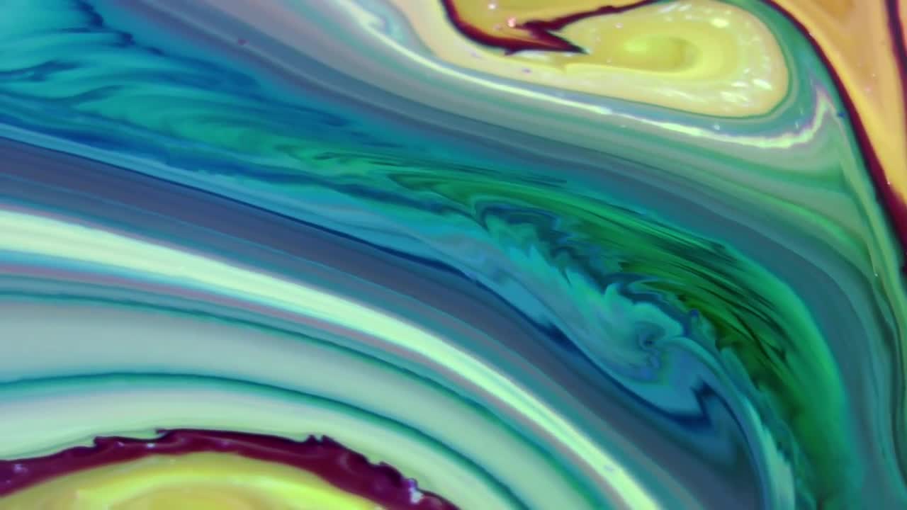 Psychedelic Paint - Stock Video | Motion Array