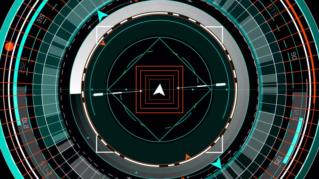 HUD Element In Closeup - Stock Motion Graphics | Motion Array