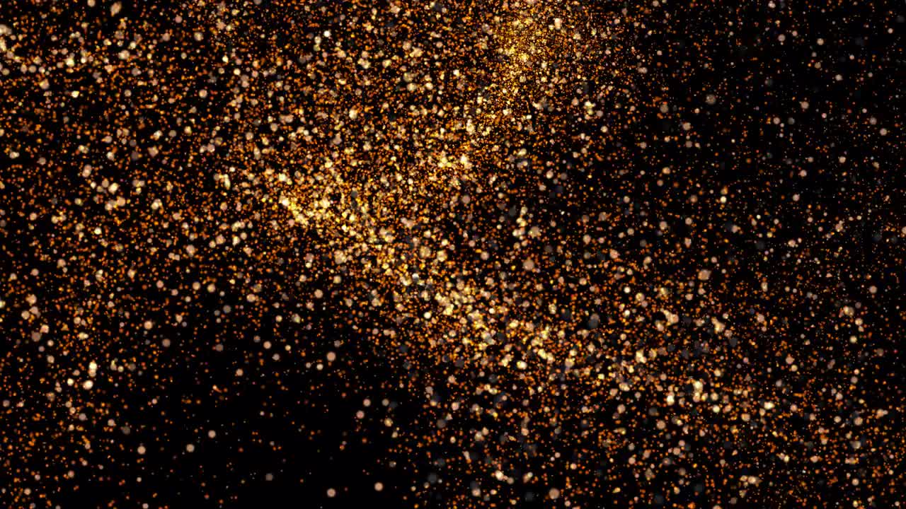 Golden Dust Of Particles - Stock Motion Graphics | Motion Array