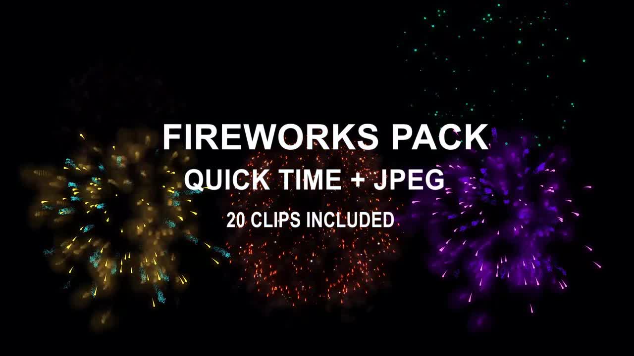 Fireworks Pack - Stock Motion Graphics | Motion Array