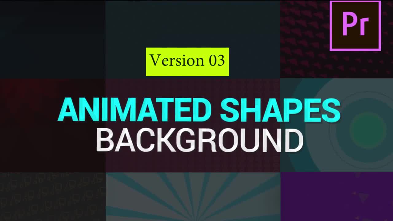 Animated Shapes Backgrounds V3 - Motion Graphics Templates | Motion Array