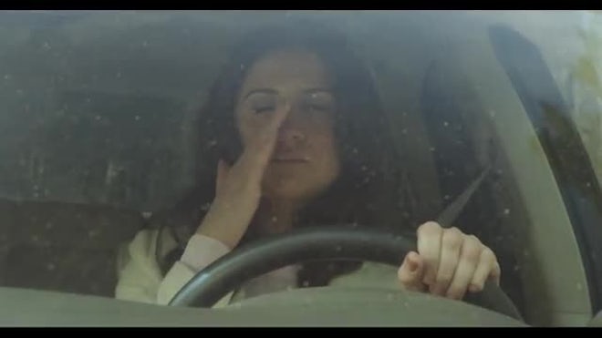 Crying While Driving - Stock Video | Motion Array