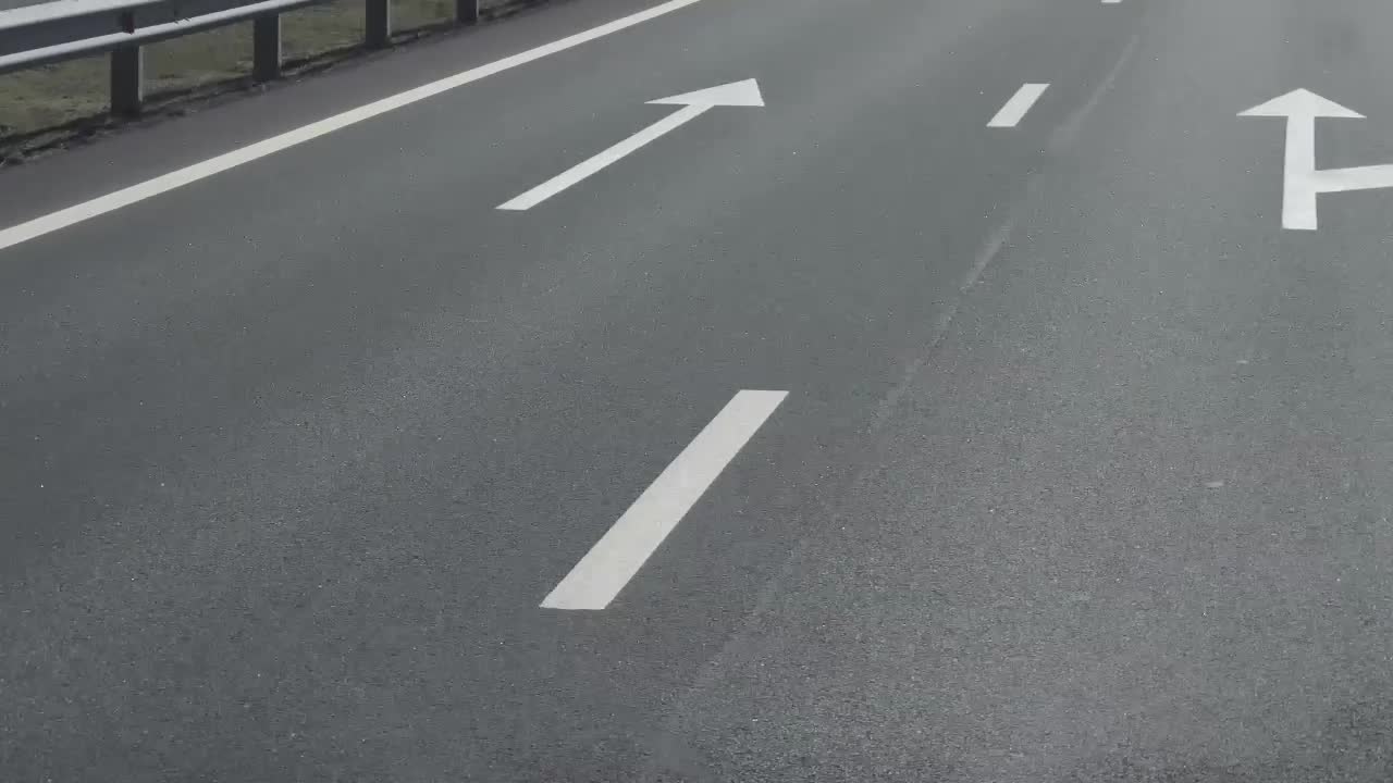 Paved Road Close Up - Stock Video | Motion Array