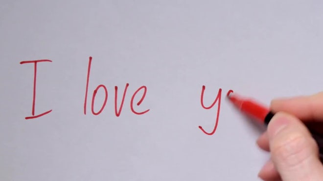 How To Draw I Love You In Cursive