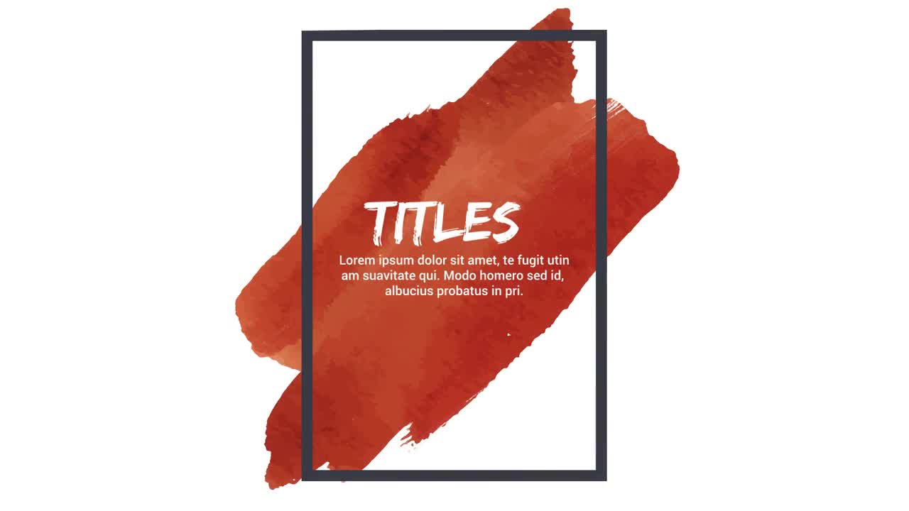 Ink & Brush Titles - Premiere Pro Templates | Motion Array