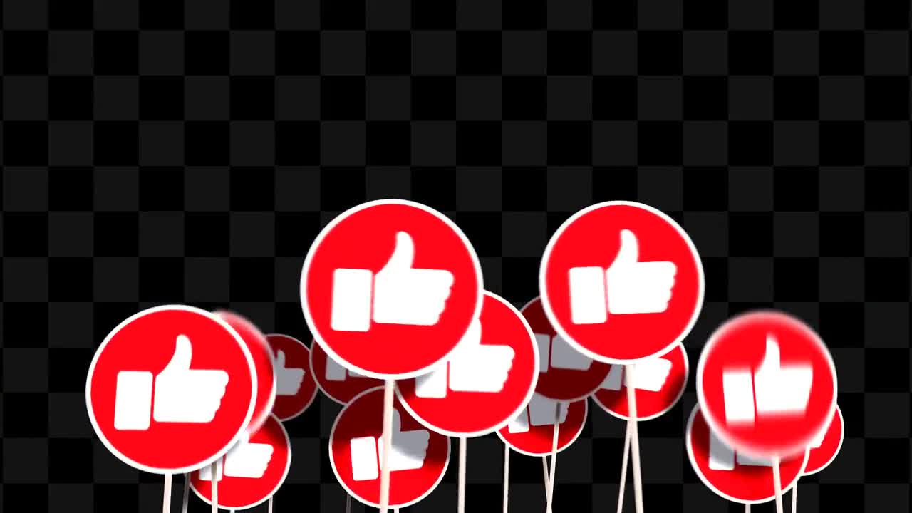 Social Media Likes Pack - Stock Motion Graphics | Motion Array
