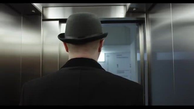 Man Exits Elevator - Stock Video | Motion Array