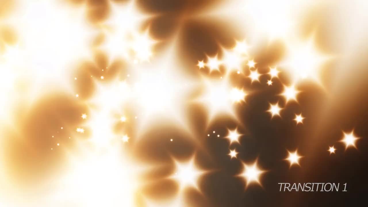 Gold Star Dust Explosion Transition - Stock Motion Graphics | Motion Array