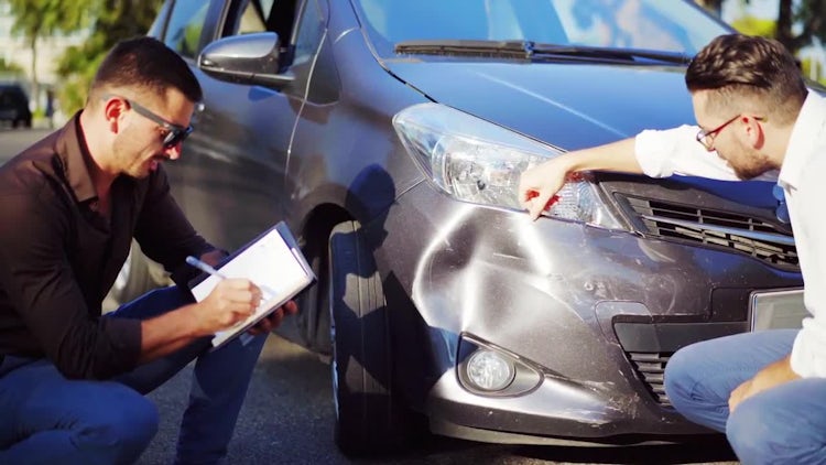 Car Accident Damage Assessment - Stock Video | Motion Array