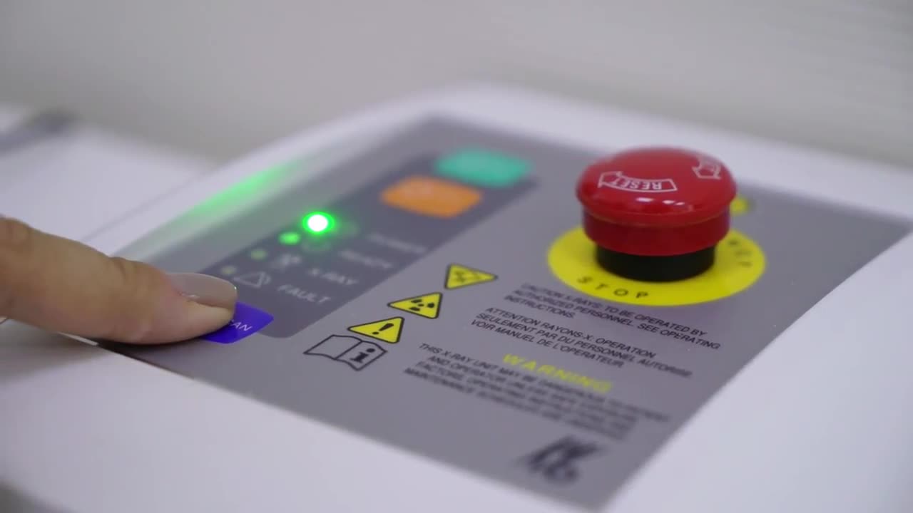 Scan Button On X-Ray - Stock Video | Motion Array