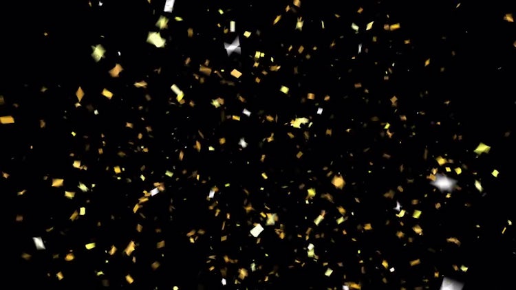 Golden Confetti Party Popper Explosions - Stock Motion Graphics | Motion Array