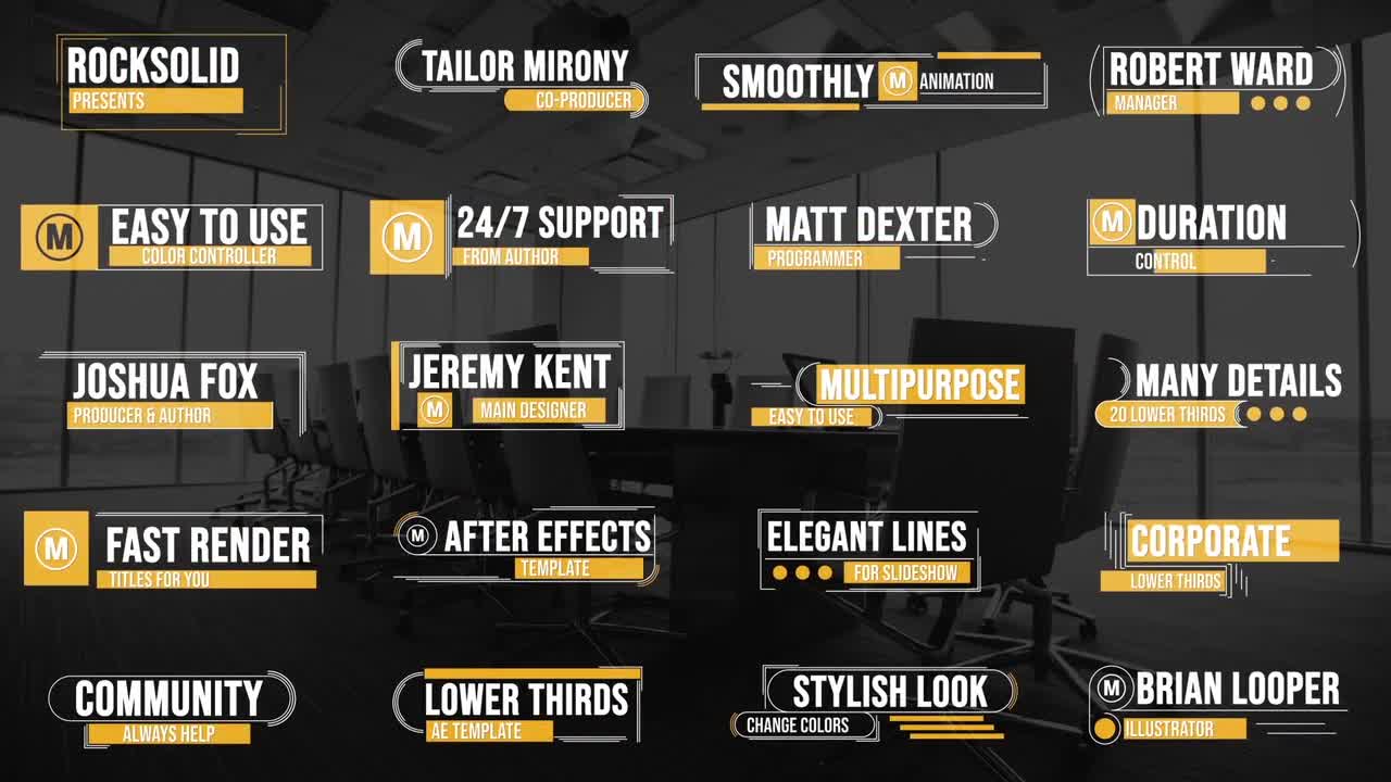 20 Animated Titles - After Effects Templates | Motion Array