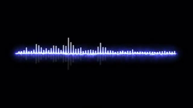 Audio Spectrum Blue Color - Stock Motion Graphics | Motion Array