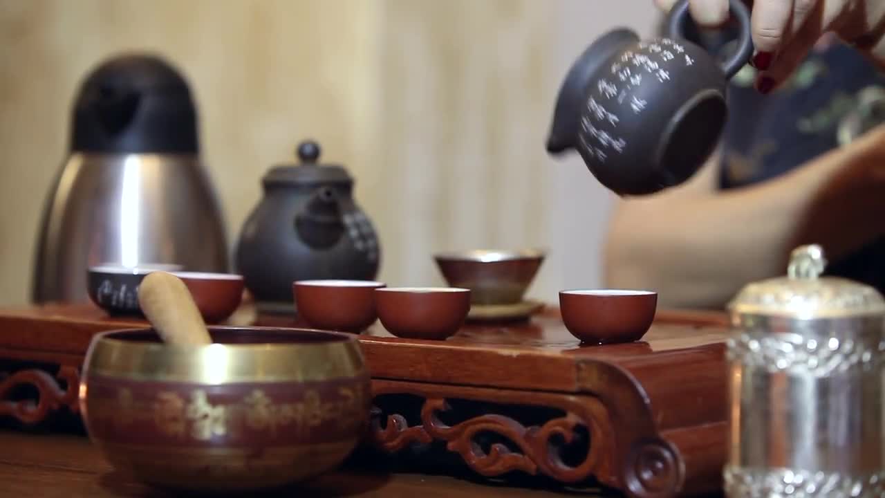 Chinese Tea Ceremony - Stock Video | Motion Array