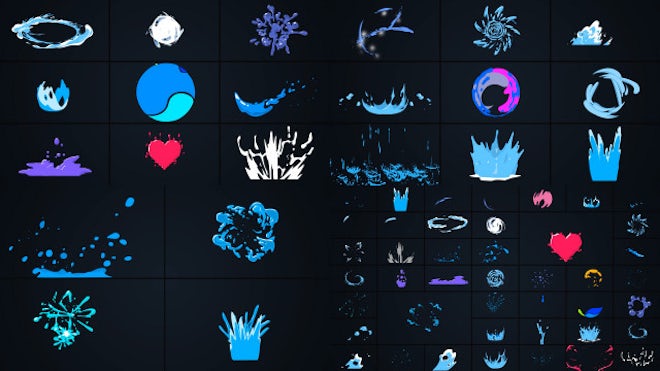 8 Abstract Dancing Light Backgrounds - Graphics | Motion Array