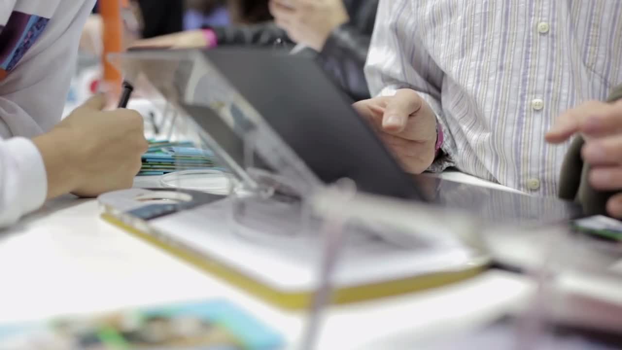 Man Buying A Laptop - Stock Video | Motion Array