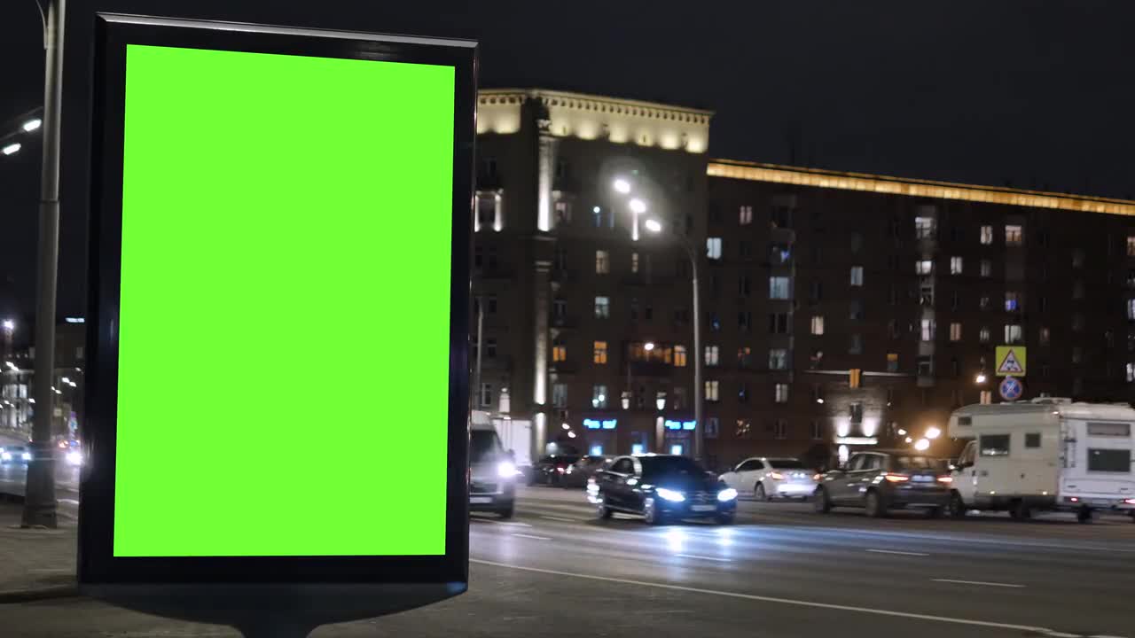 Green Screen Street Sign - Stock Video | Motion Array