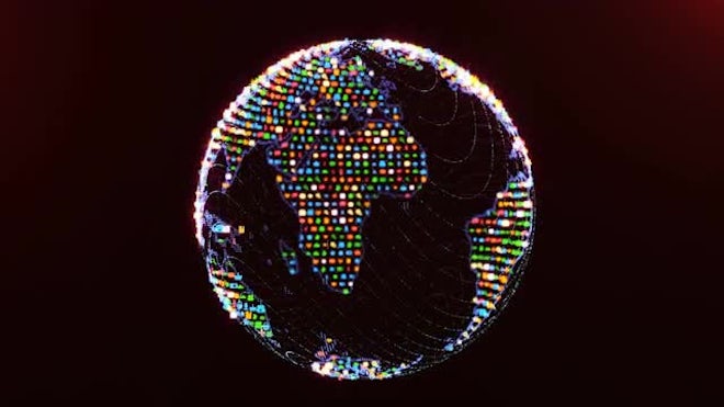 Color Apps World Globe Loop - Stock Motion Graphics | Motion Array