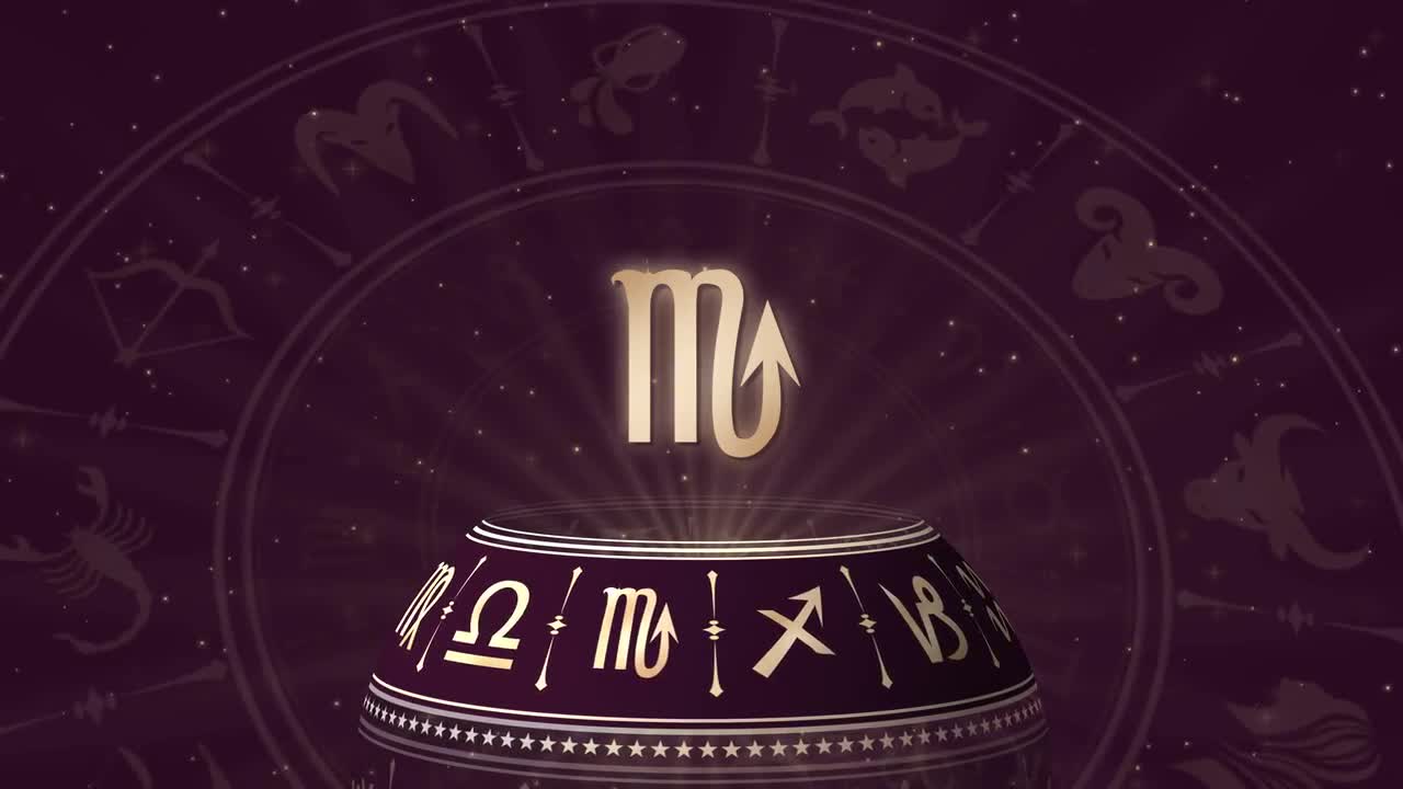 Zodiac Sign Scorpio - Stock Motion Graphics | Motion Array