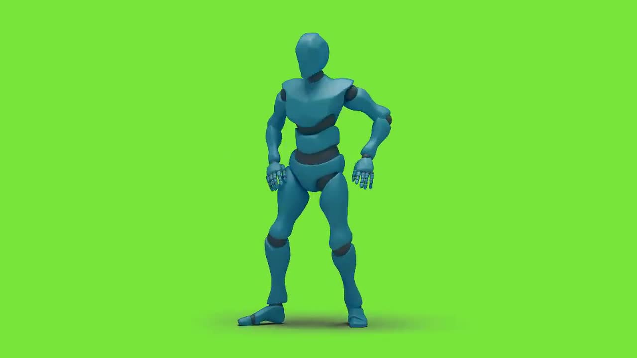 Bot Man Dancing Wave Hiphop - Stock Motion Graphics | Motion Array