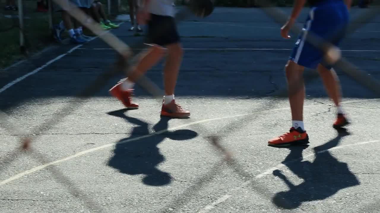Street basketball - Stock Video | Motion Array