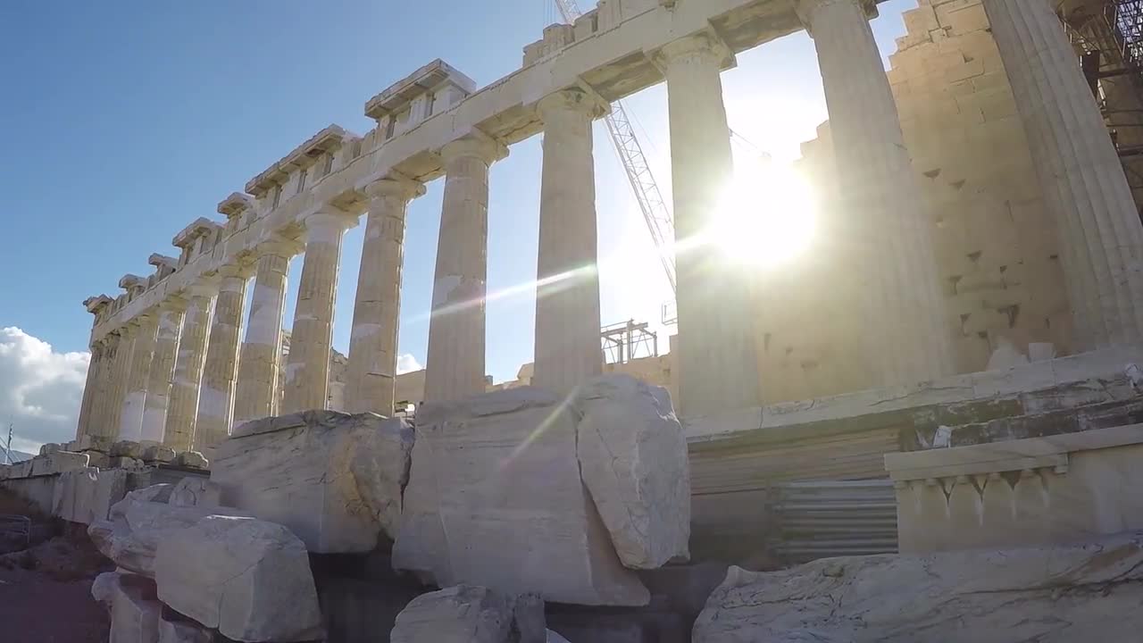 Acropolis Of Athens - Stock Video | Motion Array