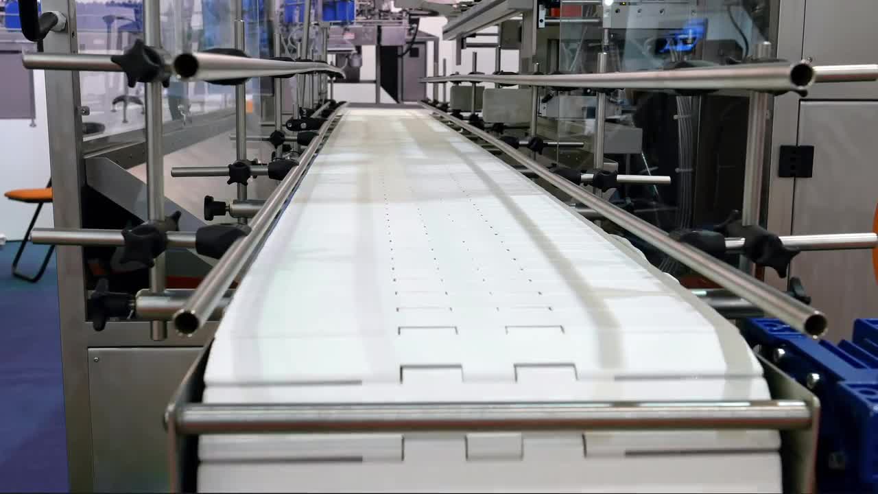 Automated Robotic Conveyor Line - Stock Video | Motion Array