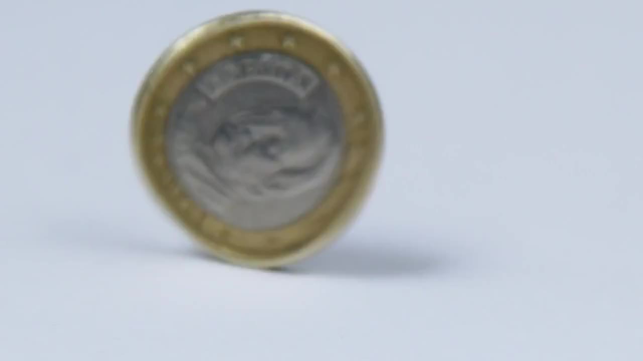 Rotating Euro Coin - Stock Video | Motion Array