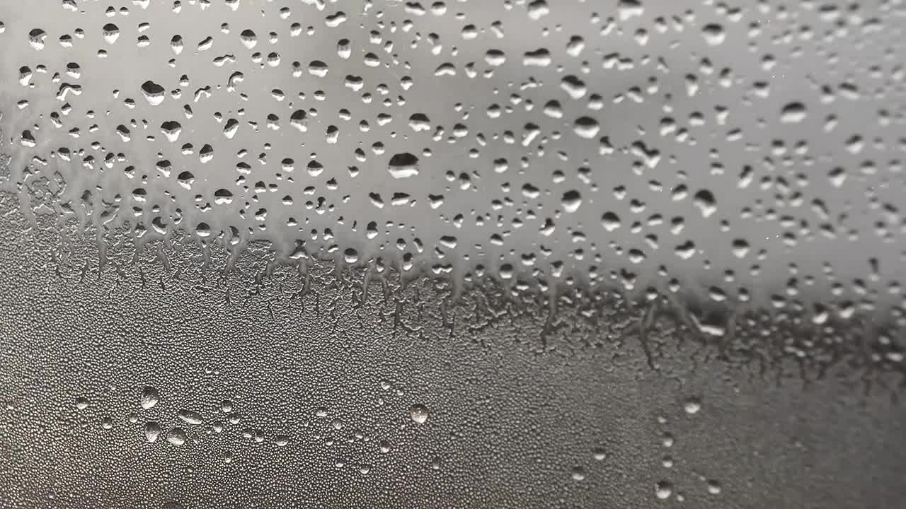 Melting Frost On Window - Stock Video | Motion Array