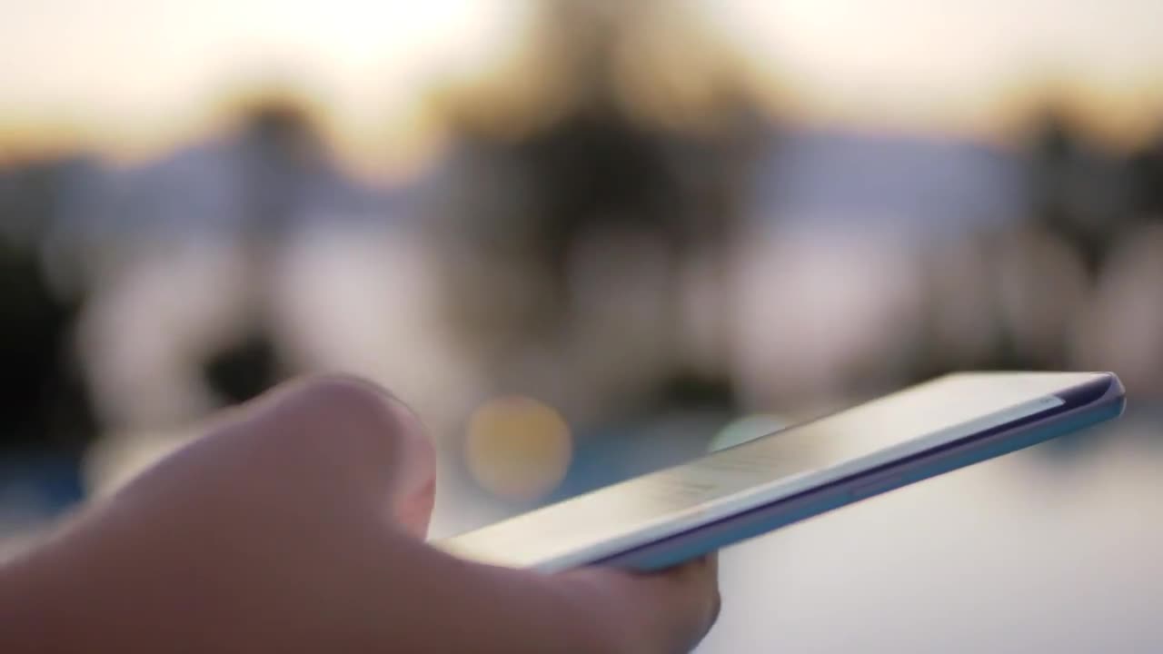 Person Typing On A Smartphone - Stock Video | Motion Array