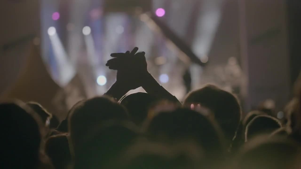 Applause During Concert - Stock Video | Motion Array
