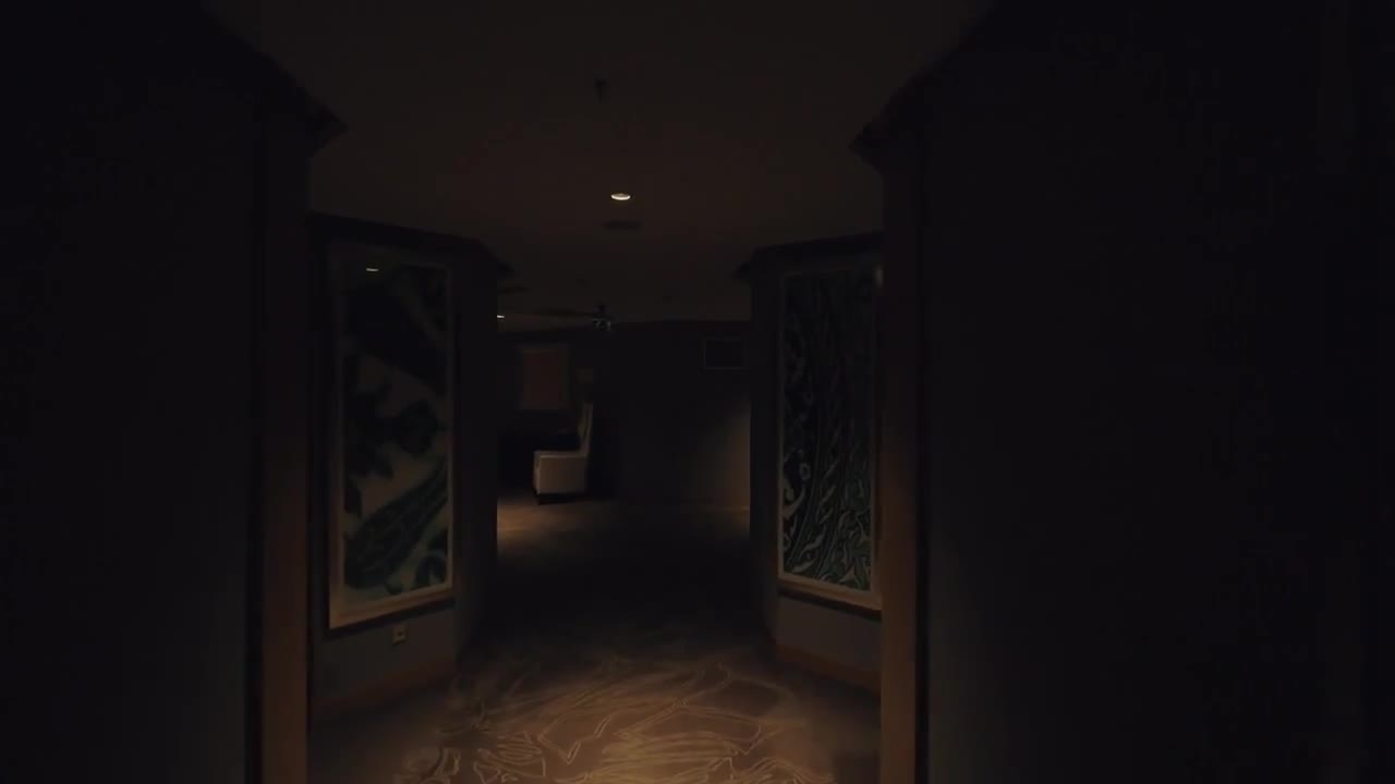 Dark Hotel Hallway - Stock Video | Motion Array