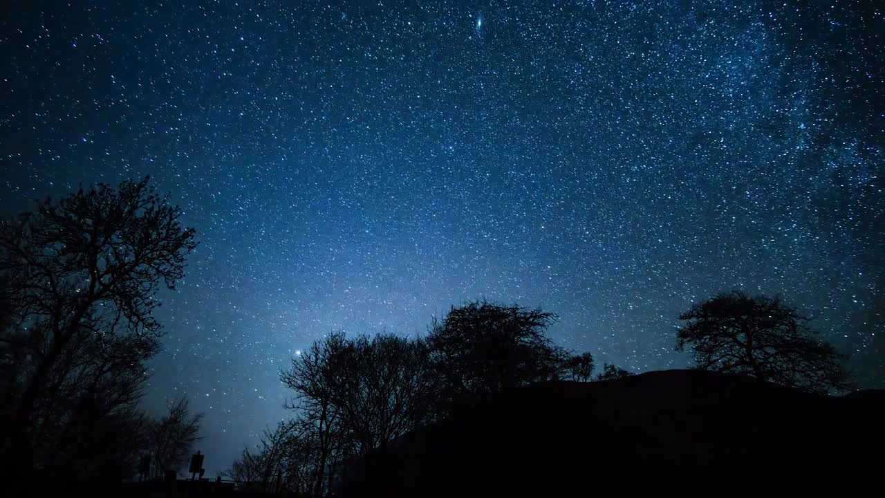 Time-Lapse Night Sky - Stock Video | Motion Array
