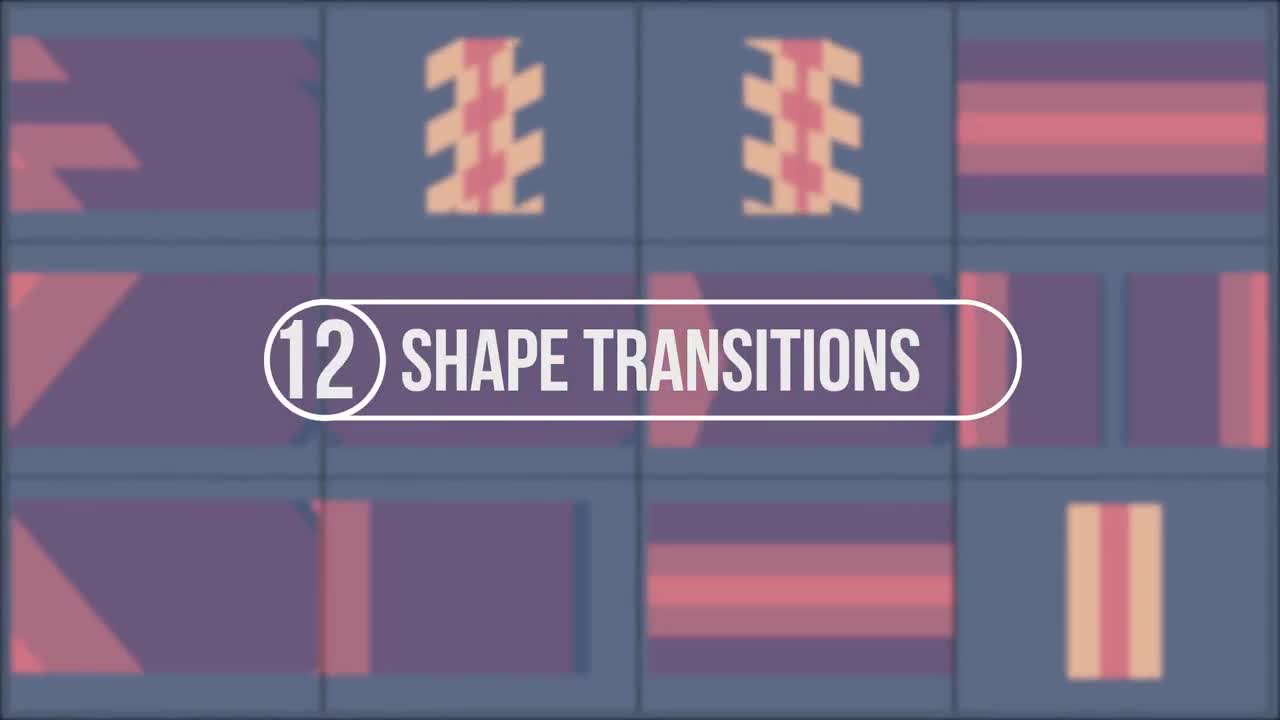 12 Modern Transitions - Motion Graphics Templates | Motion Array