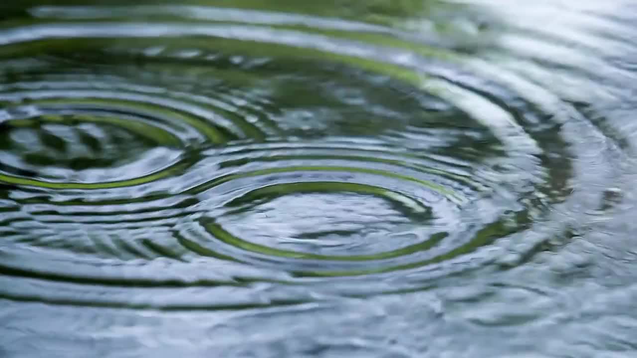 Blue Puddle - Stock Video | Motion Array