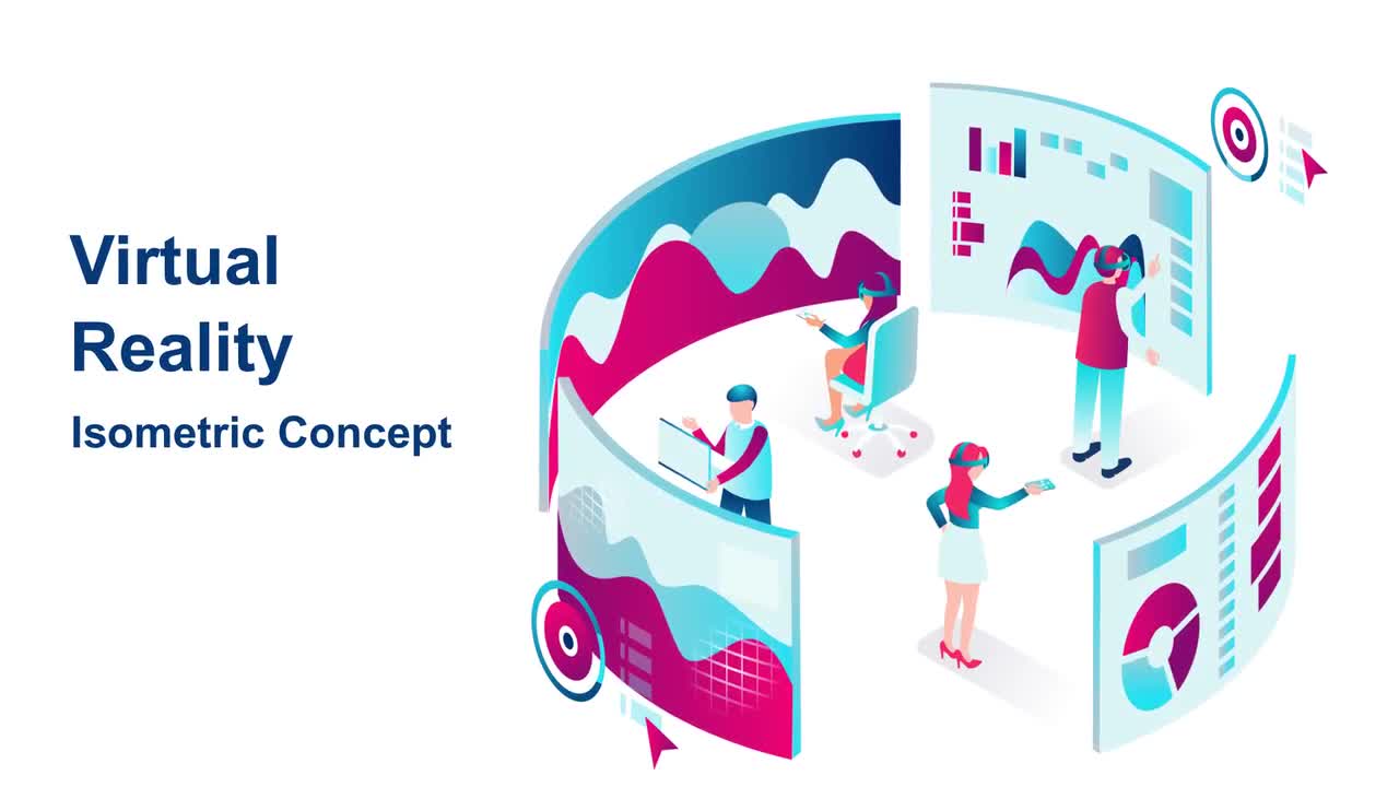 Virtual Reality - Isometric Concept - After Effects Templates | Motion ...