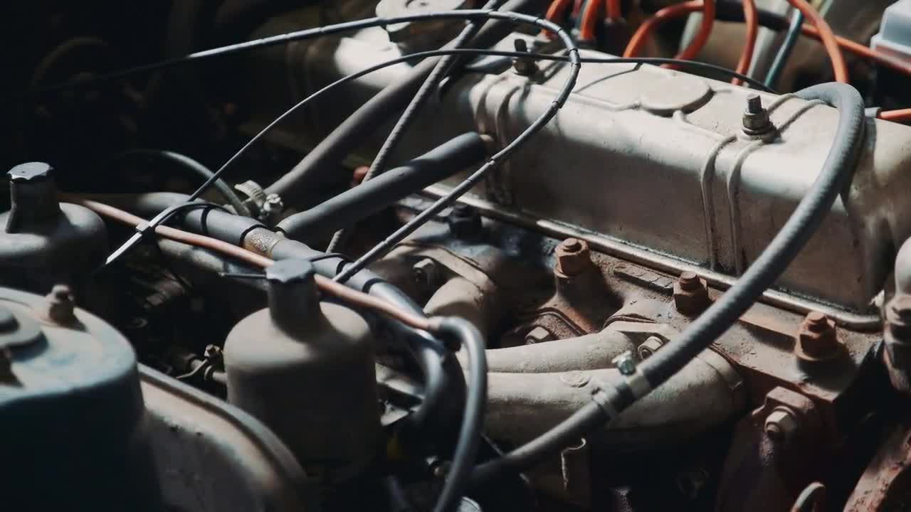 Rusty Engine - Stock Video | Motion Array